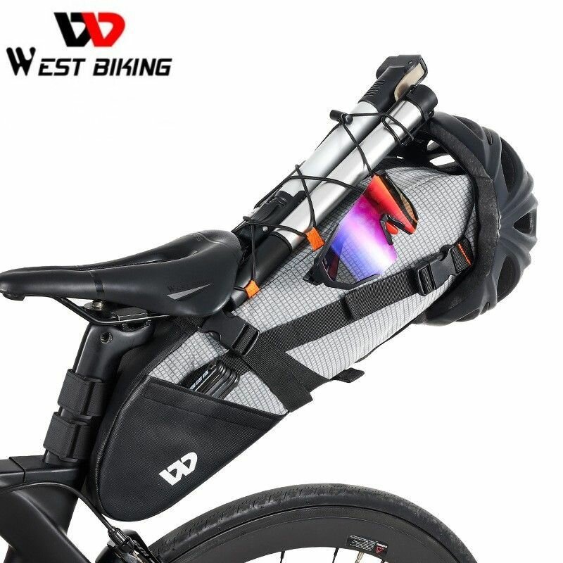 WEST BIKING сумка для велосипеда Водонепроницаемая сумка на седло велосипеда 10 л