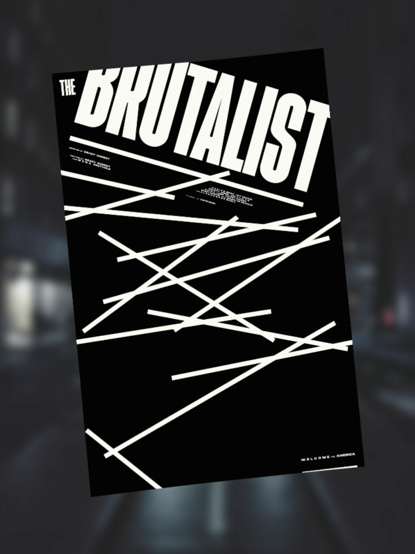 Постер pinterest "Бруталист", 29.7х42см, А3, глянцевый