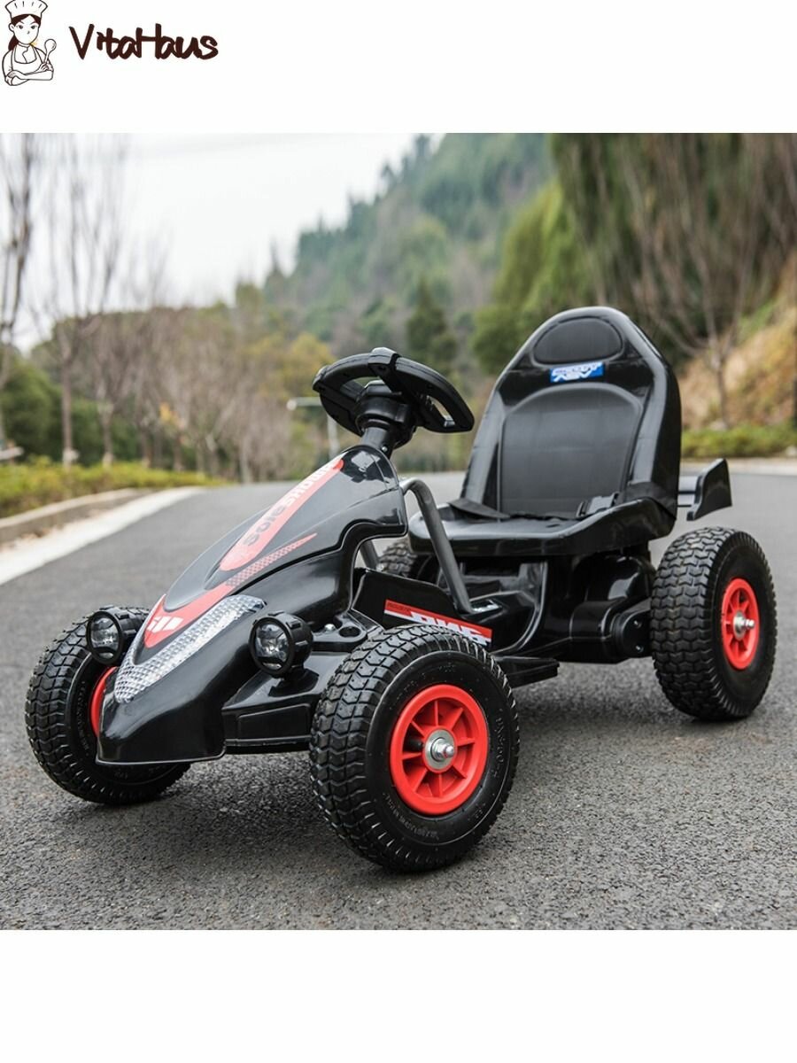 Детский электрический 4-колесный картинг с пультом дистанционного управления 12V