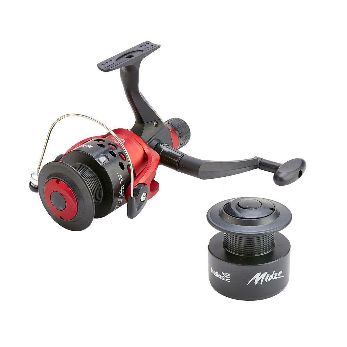 Катушка MIDZU 3000R 1 подшип + зап. шпуля (HS-NER-M3000R-S) Helios