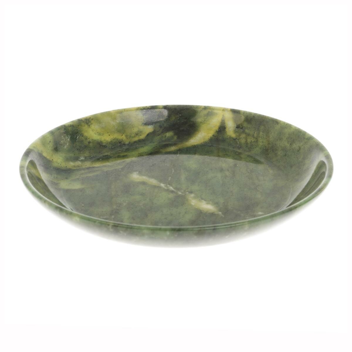 Тарелка-блюдо из нефрита 15,5х15,5х2 см 129926