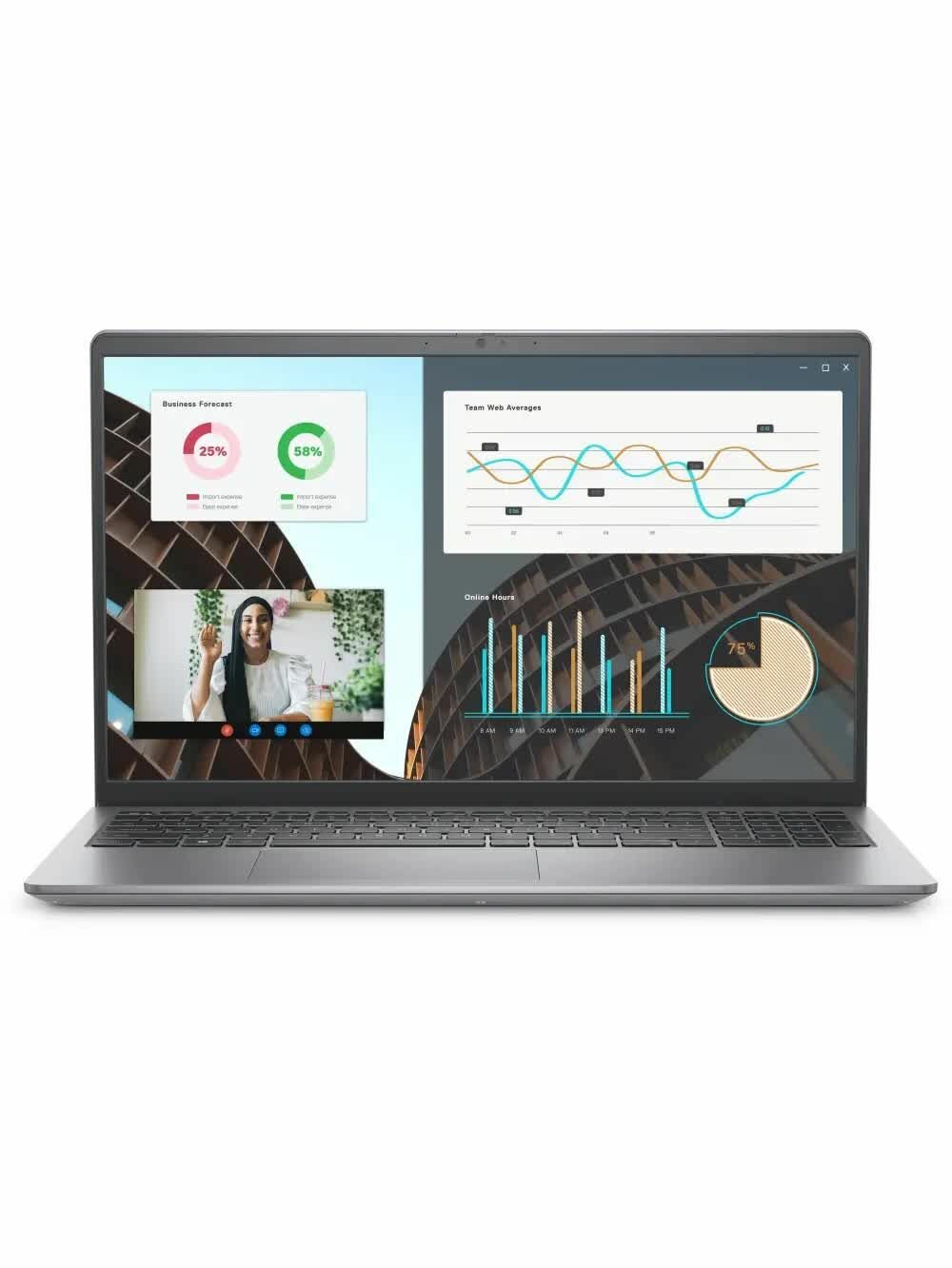 Ноутбук Dell Vostro 3530 15.6"FHD; VA/Core i3 1305U/16GB/SSD 1TB/UHDG/Ubuntu/серый