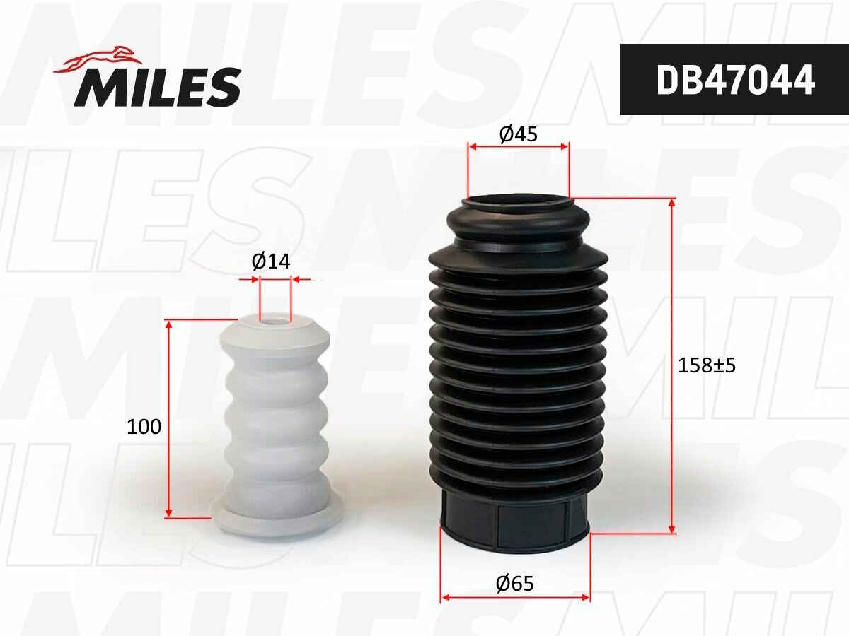 Пыльник и отбойник амортизатора, для ВАЗ Лада 2108 2109 2113 2114, 21099 2115, 2110, 2112, Калина 1118 арт DB47044