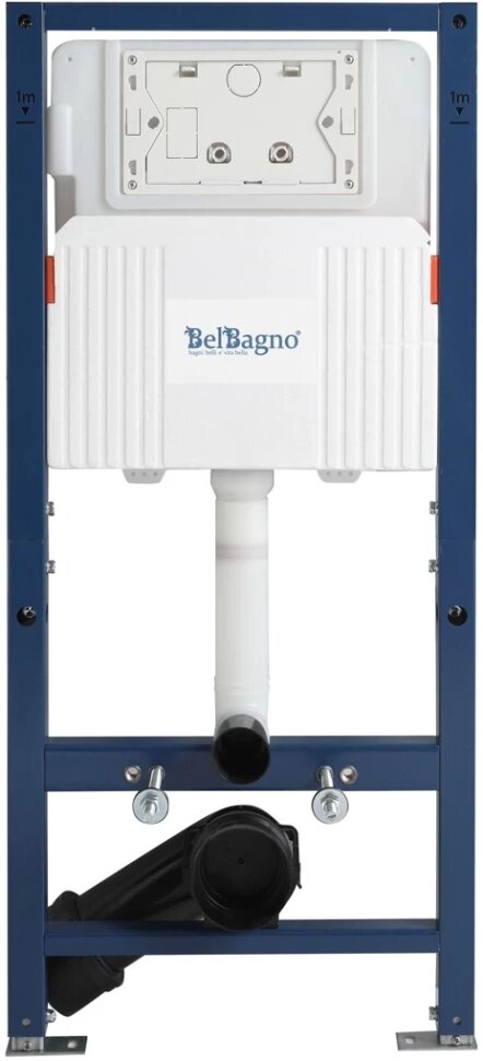 Инсталляция для унитаза BelBagno BB-109-M-C сборная из двух частей