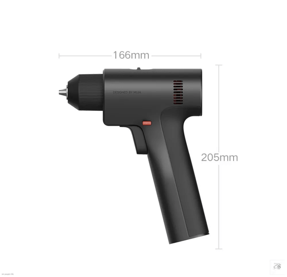 Электрическая Беспроводная бесщеточная дрель Xiaomi Mijia Cordless brushless drill 2 MJWSDZ002QW, черный