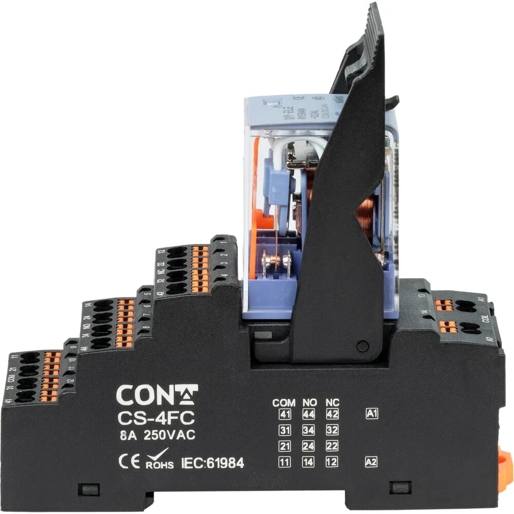 Четырех контактный релейный модуль CONTA CR-230-4FC 31 мм 230V AC CR-220-4FC