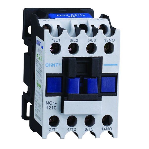 221358 CHINT Контактор NC1-1210 12А 230В/АС3 1НО 50Гц (1шт.)