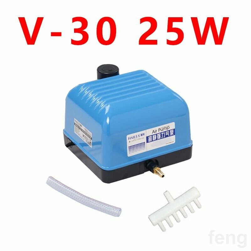 Компрессор Hialeah V-30, мембранный воздушный насос, 25 Вт 30Л/мин, 6-луночный шунт