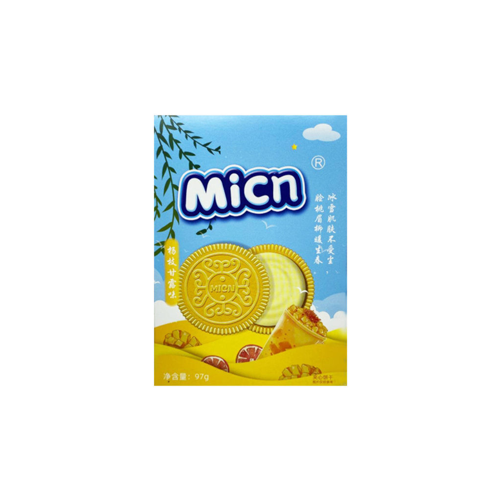 Печенье-сэндвич Micn со вкусом сливочного спелого манго 97 г, Китай
