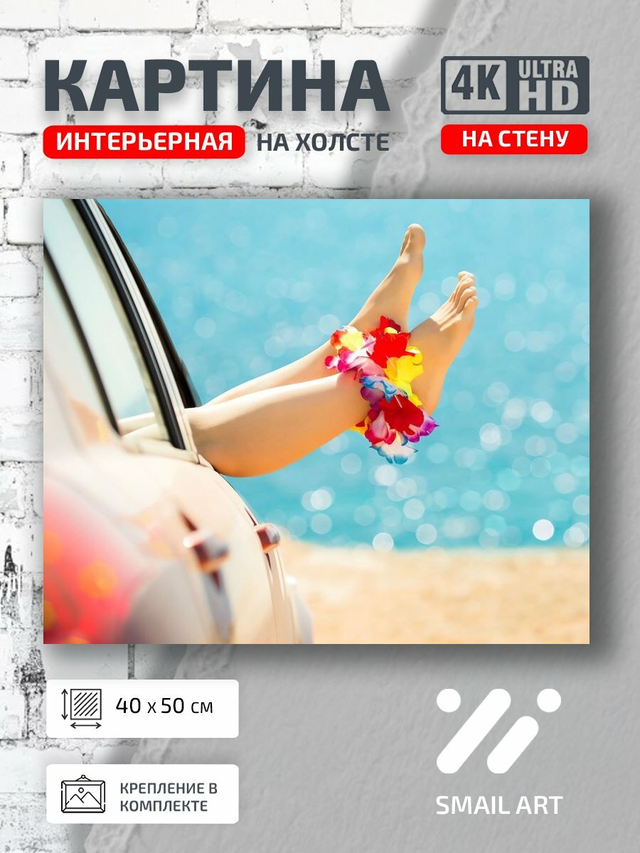Картина на холсте интерьерная 40 на 50 на стену Окна Mood для гостиной атмосфера интерьер