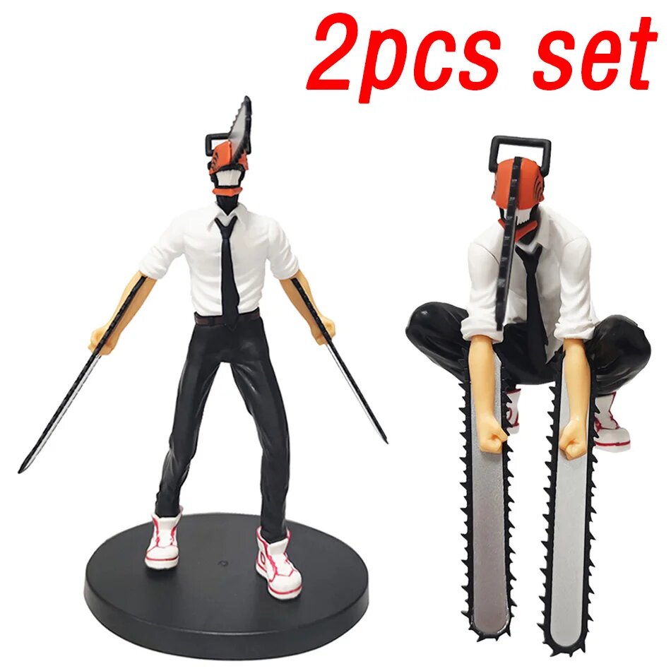 Фигурки Chainsaw Man Denji 2шт, без коробки