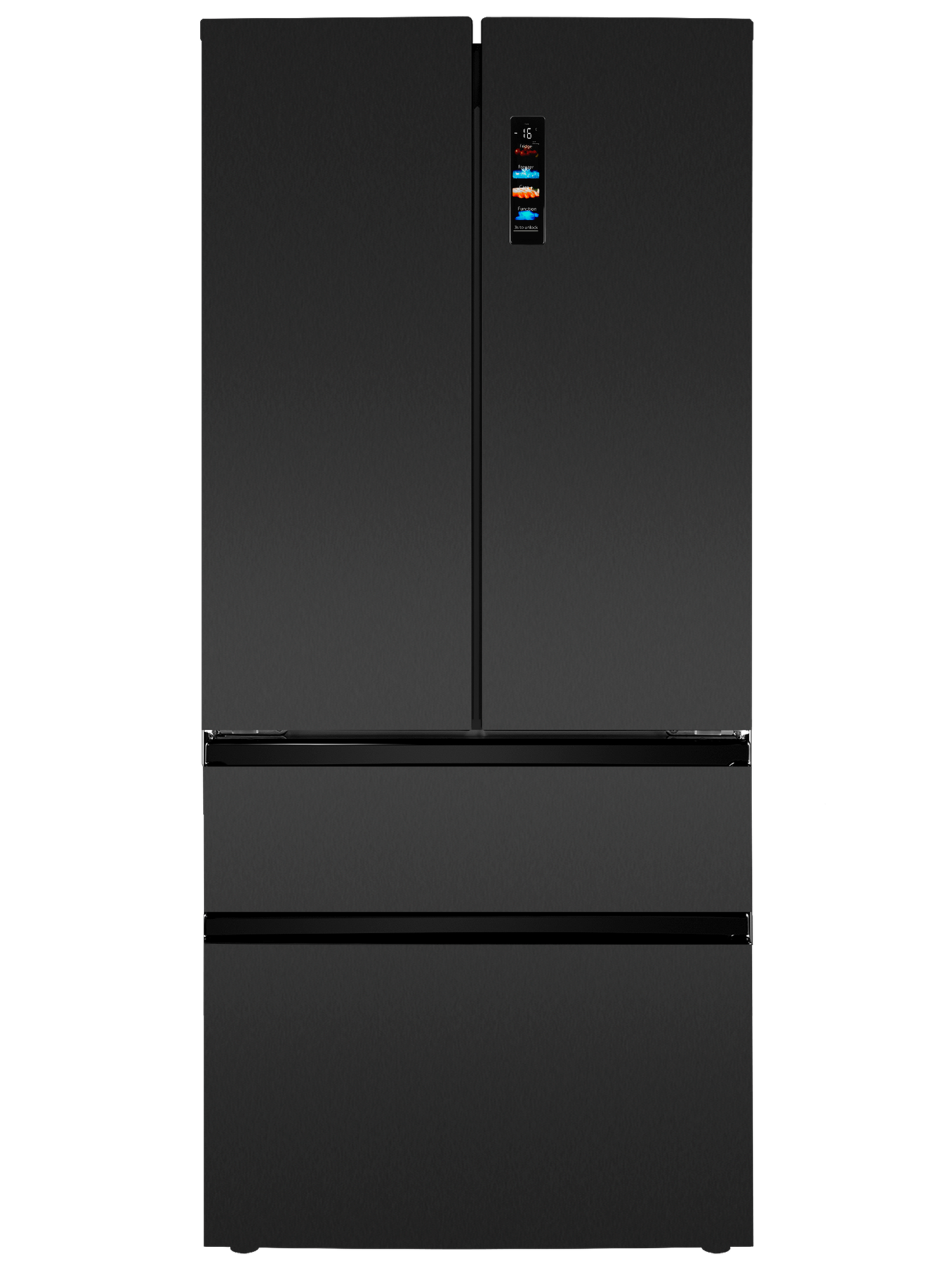 Холодильник с инвертором MAUNFELD MFF190NFDSB01 French Door KITFit Pro NO FROST