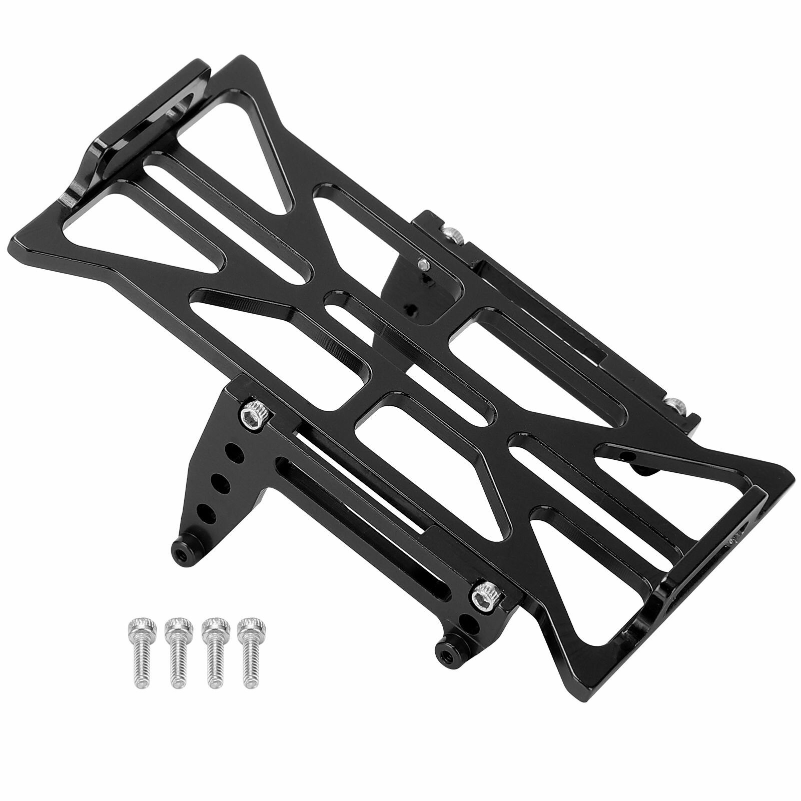Замена бампера платы батареи из алюминиевого сплава RC для Axial SCX24 90081 C10 1/24 RC CarBlack