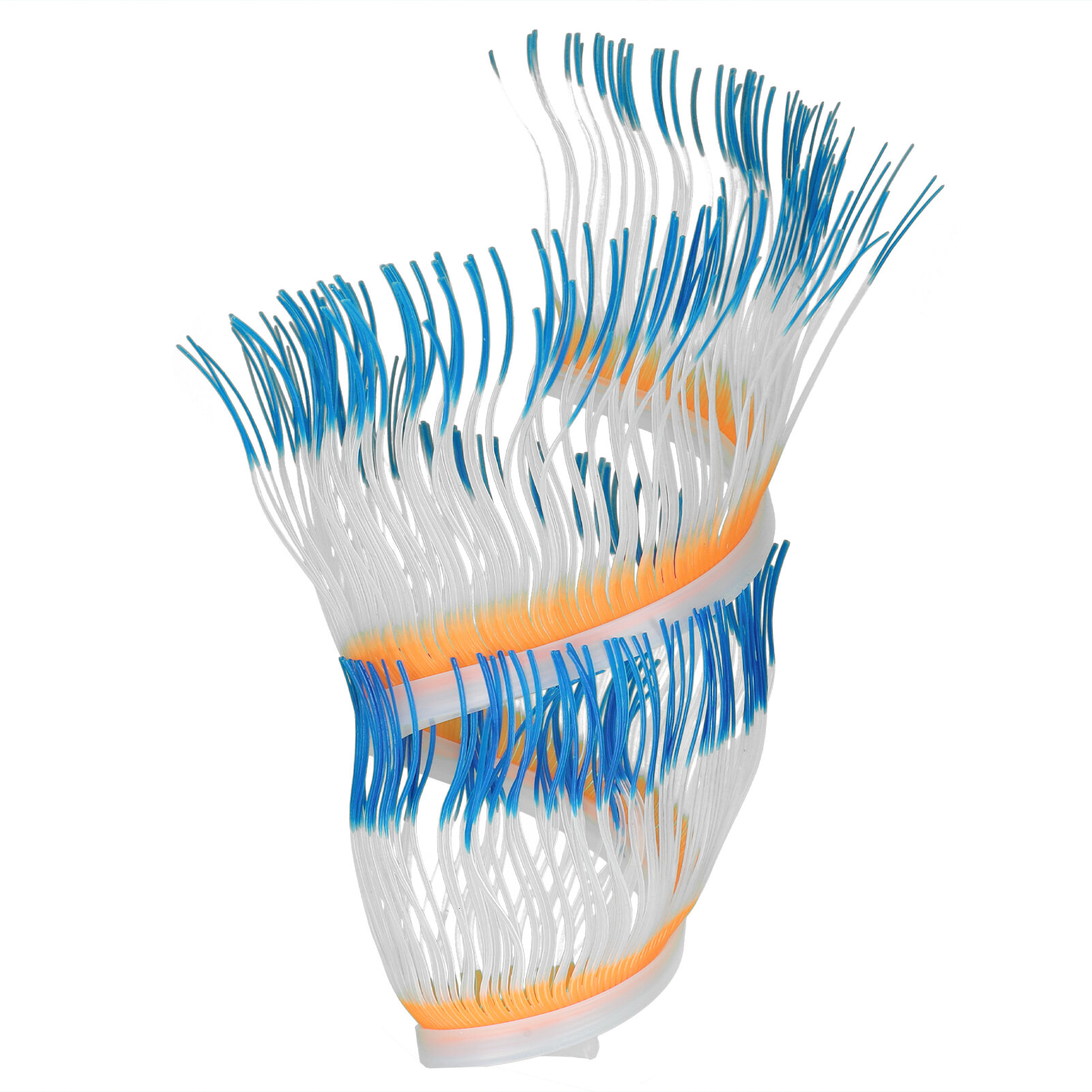Украшения для аквариума. Силиконовые искусственные светящиеся растения в форме актинии. SBlue