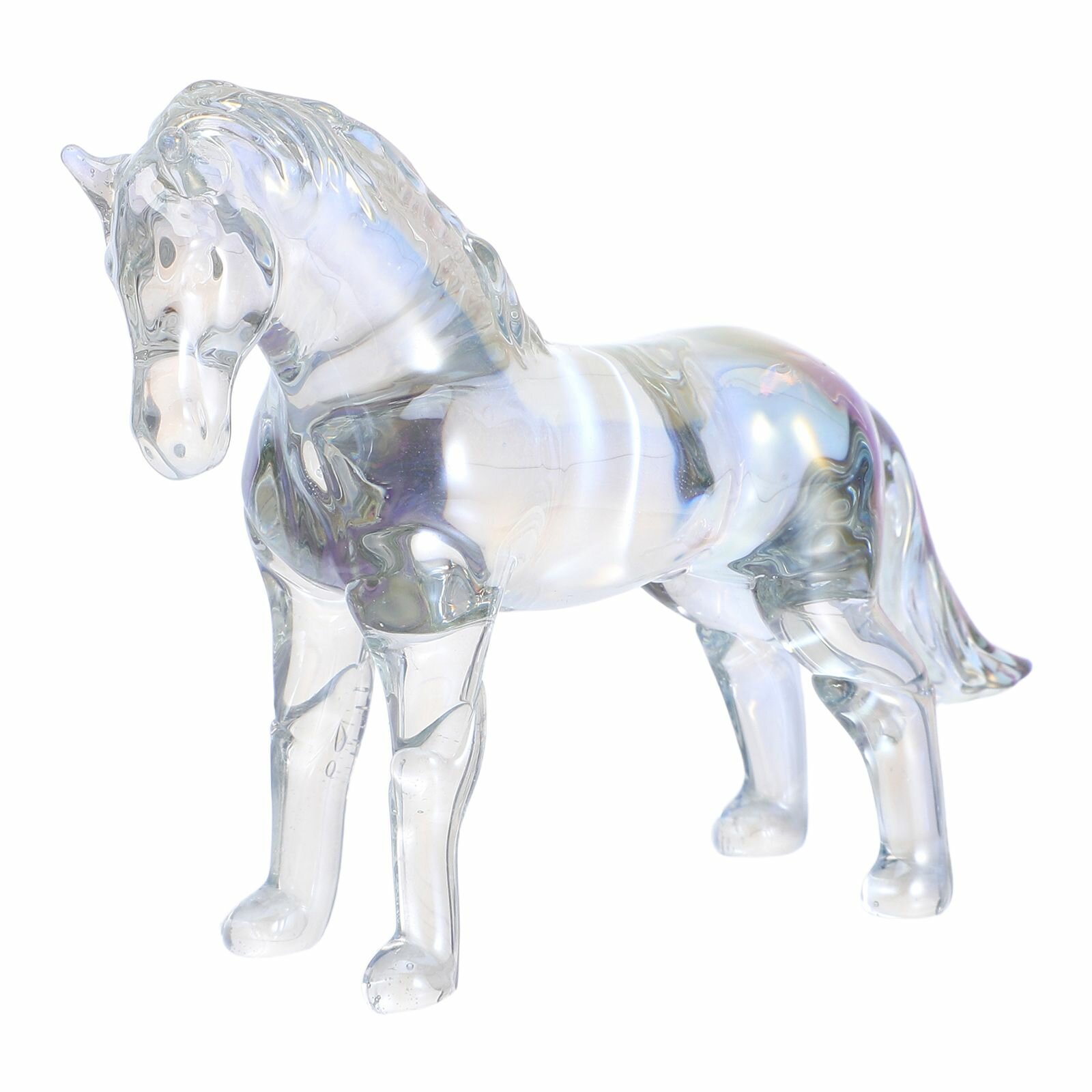 Хрустальная Фигурка Лошади Для Офисного Украшения 1 Штука