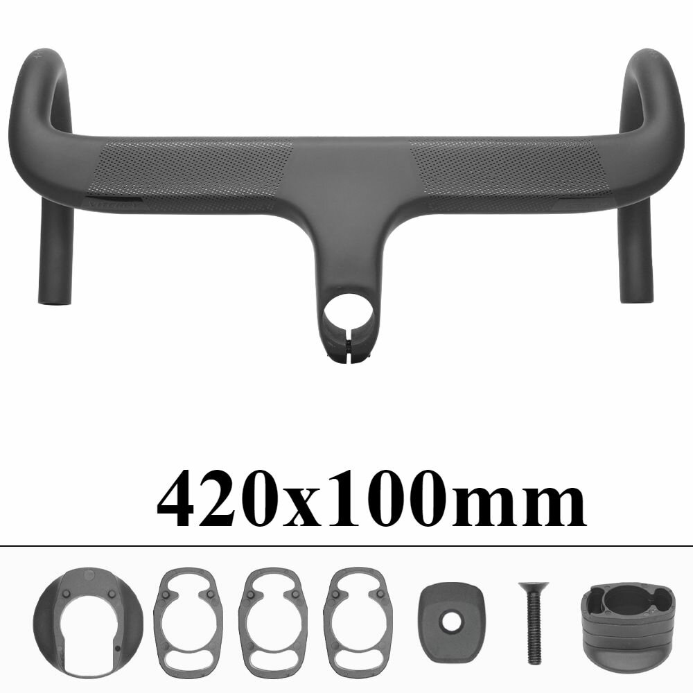 Vitchey полностью карбоновый шоссейный велосипед интегрирован руль. Внутренняя проводка руля. Оснащен прокладкой и диаметром 28,6 мм