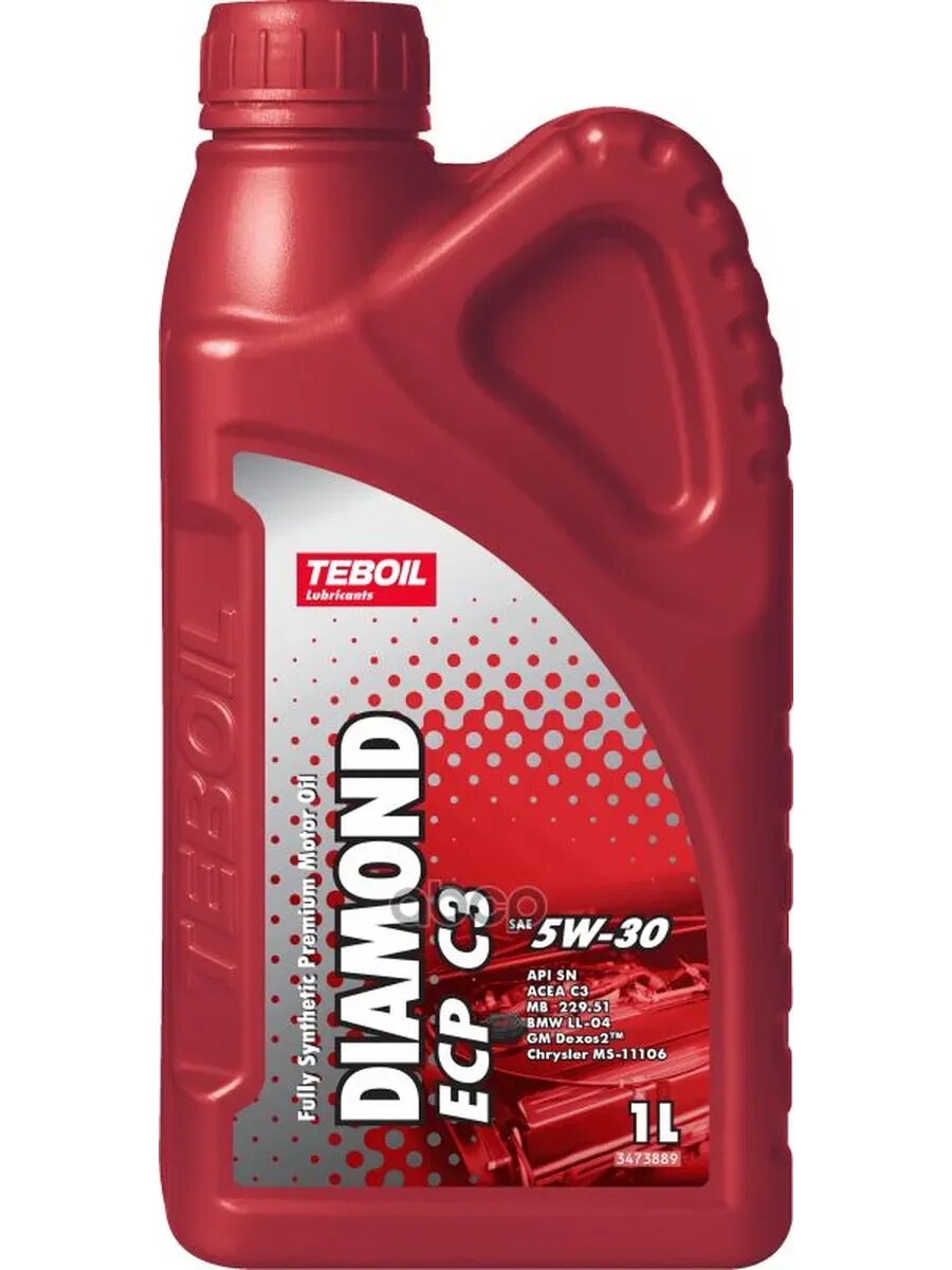 Teboil Teboil Diamond Ecp C3 5W-30 (1L)_ Мот! Синт Api Sn,
