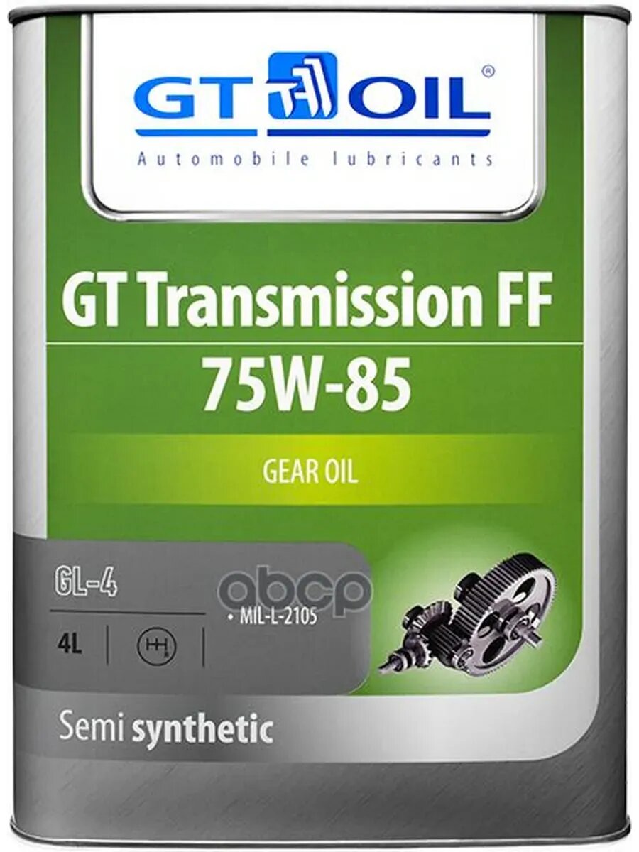 Транс. Gt Transmission Ff Sae 75W-85 Api Gl-4 4 Л GT OIL арт