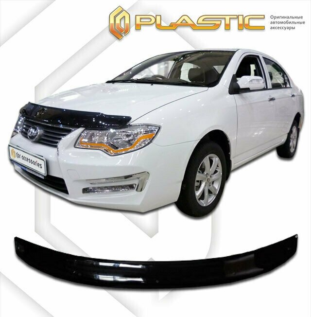 Дефлектор капота Classic черный Lifan Solano Год выпуска 2014-2016
