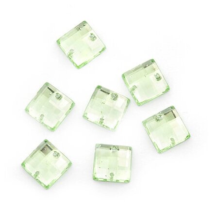 Стразы пришивные акриловые MAGIC 4 HOBBY арт. MG. EF.02 08x08 мм квадрат цв.10 уп.2000 шт