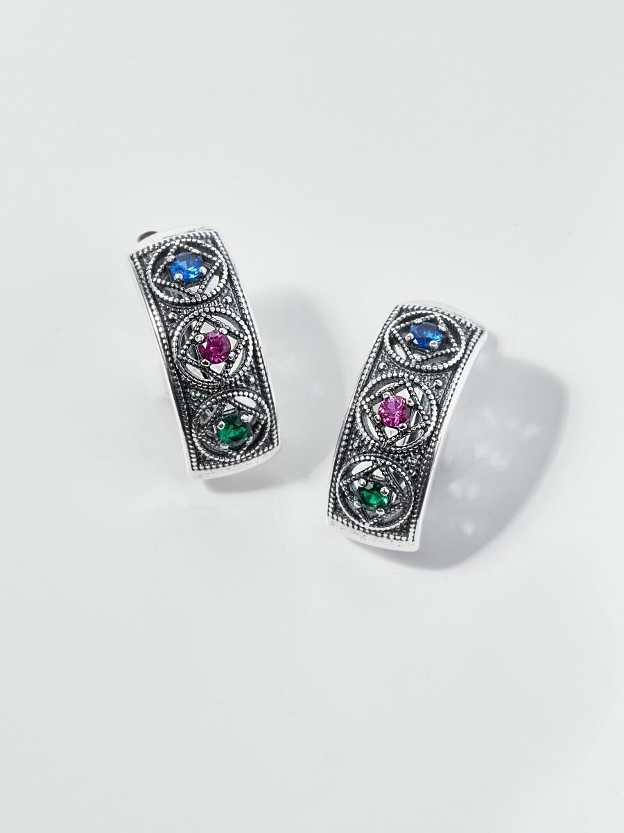 Серьги, шпинель