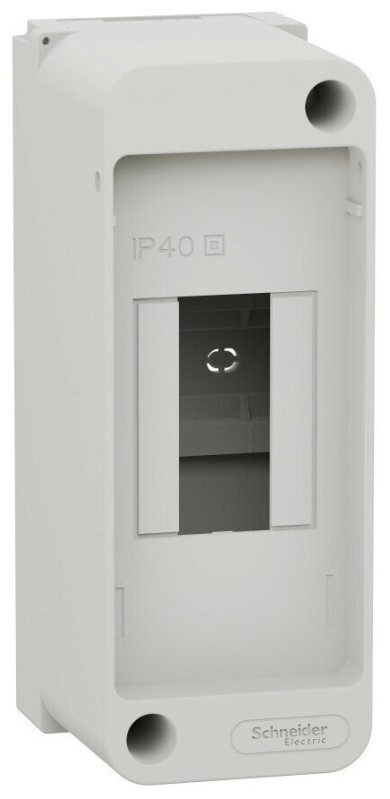 Бокс навесной Systeme Electric без двери 2 модуля, City9, пластиковый