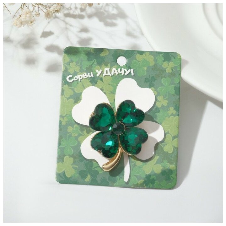 Брошь, стразы, стекло