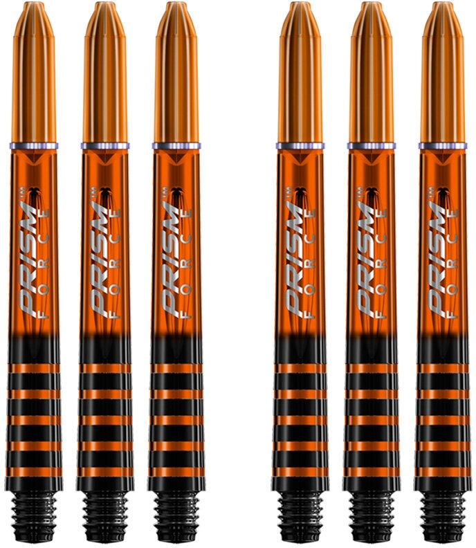 Хвостовики (6 шт) для дротиков Winmau Prism Force (Orange, Medium, 48mm). Аксессуары для Дартс.