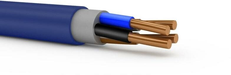 Кабель силовой Русский Свет ВВГнг(А)-LS, 4х1.5 мм2, ОК (N), 0.66кВ, 100 м
