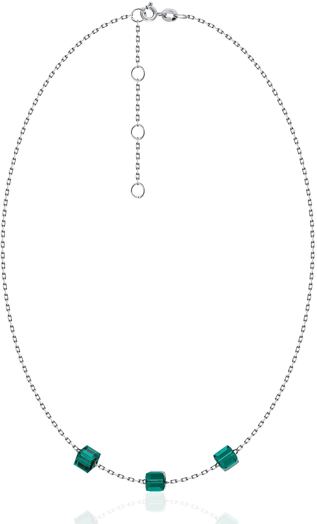 Чокер, серебро, 925 проба, кристаллы Swarovski