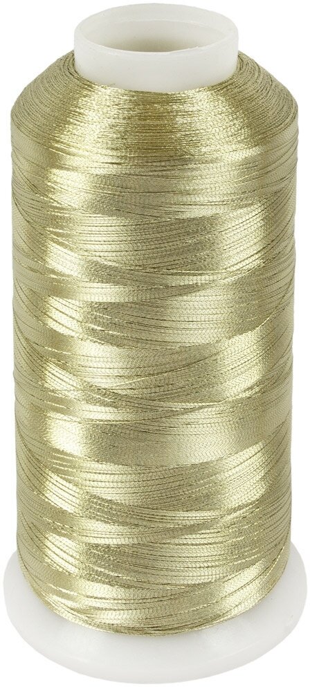 Нитка для шитья "Gamma" металлизир. MY-06 100% полиэстер 4570 м 5000 я под св. золото