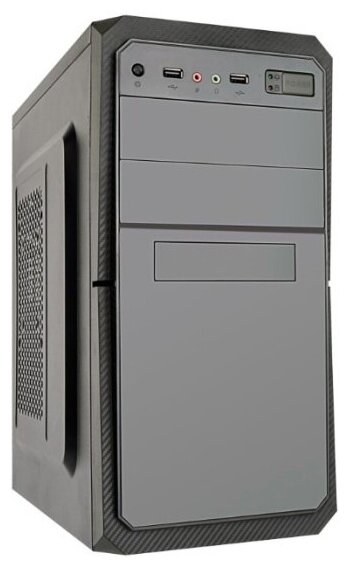 Корпус с блоком питания Exegate BA-202-AA500, черный (EX284023RUS)