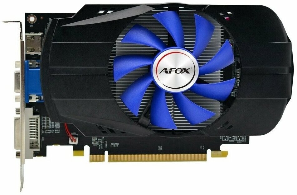 AFOX Видеокарта AFOX Radeon R7 350 AFR7350-2048D5H4-V3 (Radeon R7 350, 2ГБ GDDR5, D-Sub, DVI, HDMI) (PCI-E) (ret)