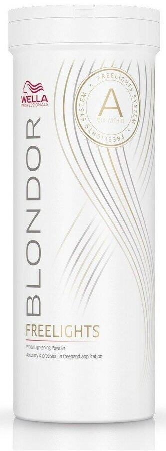 Wella Blondor Freelights - Белая обесцвечивающая пудра 400 гр