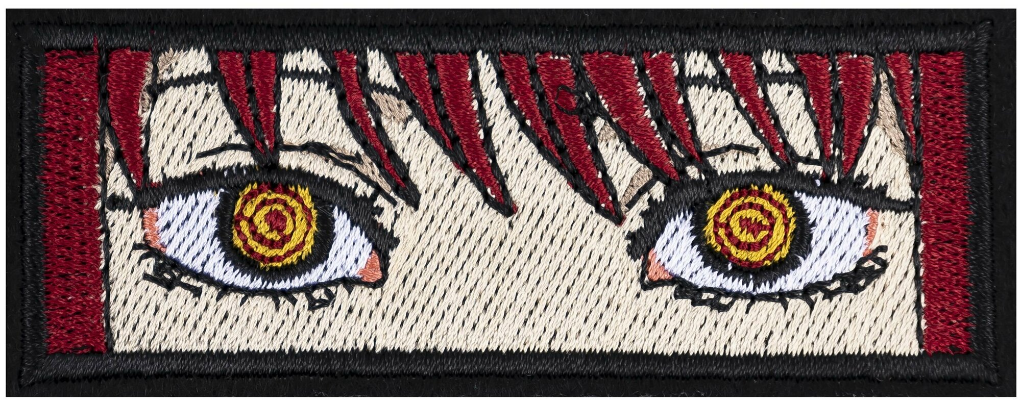 Нашивка, шеврон, патч (patch) на липучке Человек бензопила Макима (аниме), размер 9*3,5 см