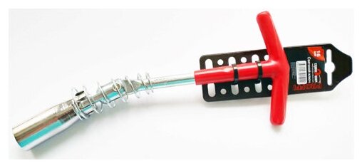 Сервис ключ Свечной ключ с карданом на холдере, 16x250 мм 77790