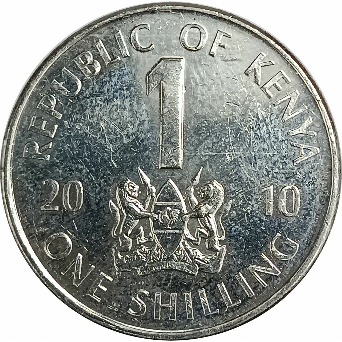 1 шиллинг 2010 Кения из оборота