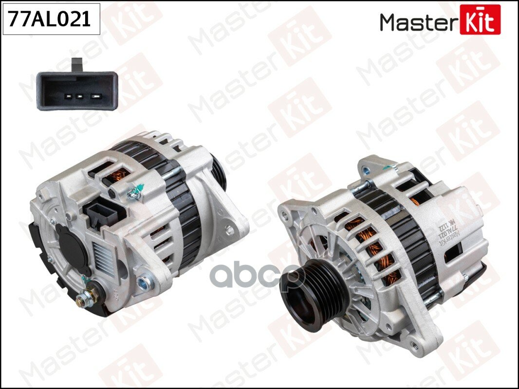 77AL021 генератор DAEWOO NUBIRA (14V 85A) MasterKit арт. 77AL021