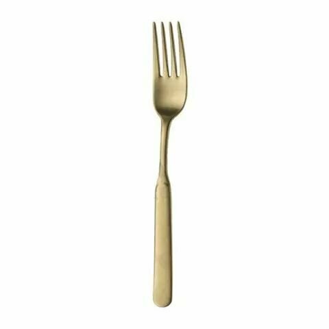 Вилка столовая PINTINOX Casali Gold Stone Washed, 19.5 см, нержавеющая сталь 18/10, PVD, цвет золотой (0YA20002)