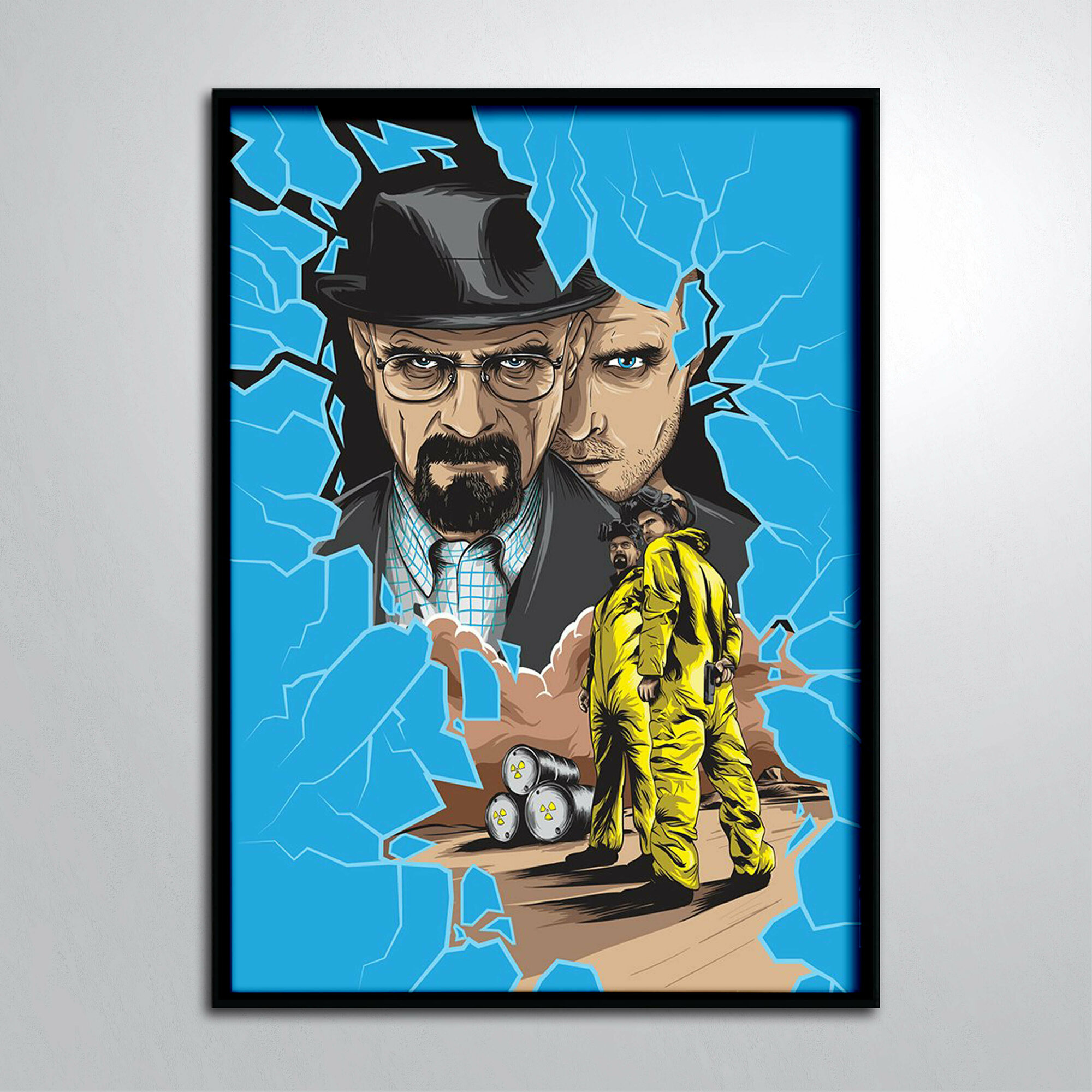 Постер в раме/Во все тяжкие Взгляд Breaking Bad