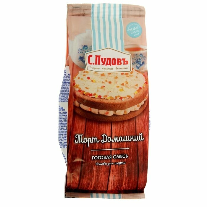 Мучная смесь С. Пудовъ торт домашний, 400 г