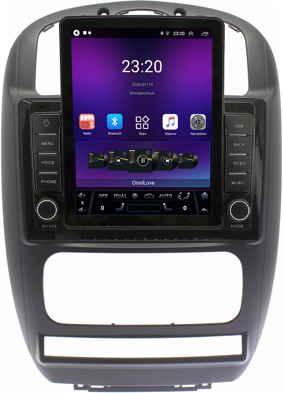 Штатная магнитола Chrysler Grand Voyager IV, Voyager IV 2000-2008 Canbox GTR095-10-1142 на Android 10 (QLed, 4/64, DSP, CarPlay)