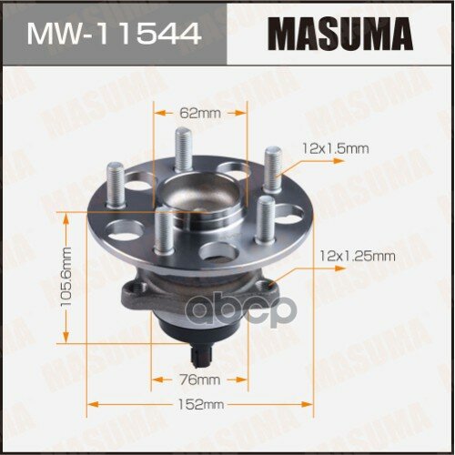 Ступица С Подшипником Toyota Camry/C-Hr Задн. С Абс Masuma арт. MW11544