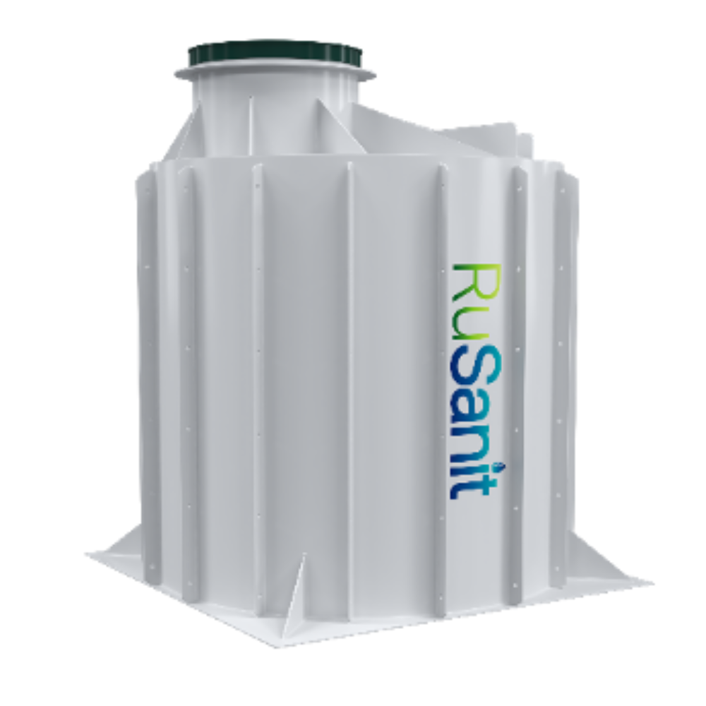 Погреб Rusanit "SE4+", пластик, белый, герметичный, с полками