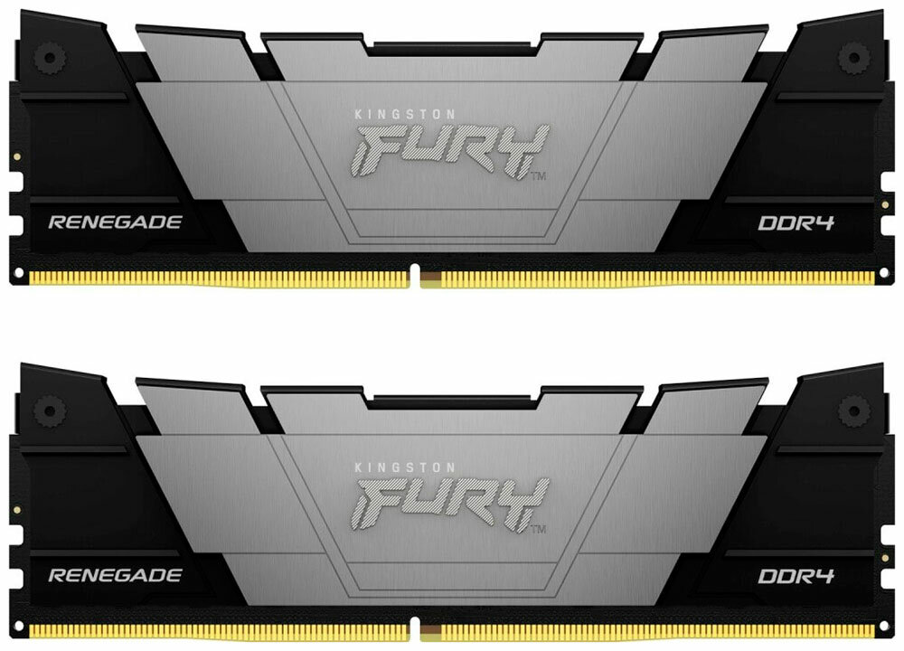 Оперативная память Kingston DDR4 32GB (2x16GB) 3200Mhz FURY Renegade Black (KF432C16RB12K2/32)