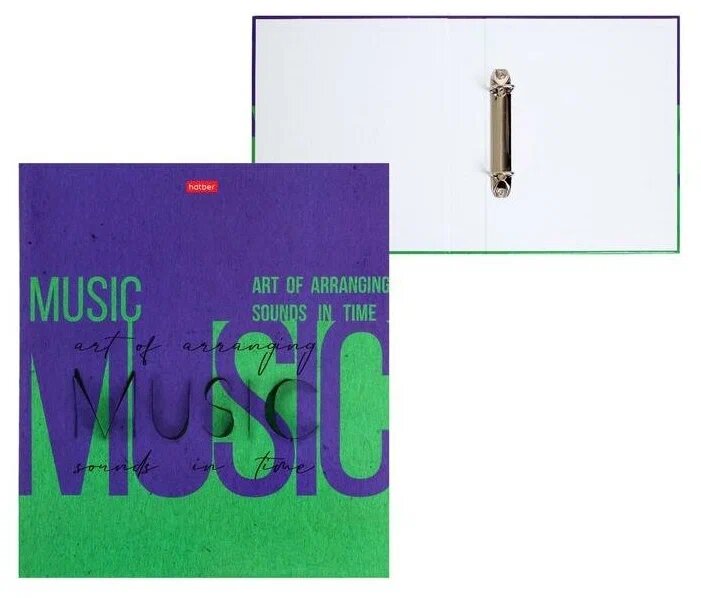 Папка на 2 кольцах А5 "Важные слова", твёрдая обложка, глянцевая ламинация,1шт.