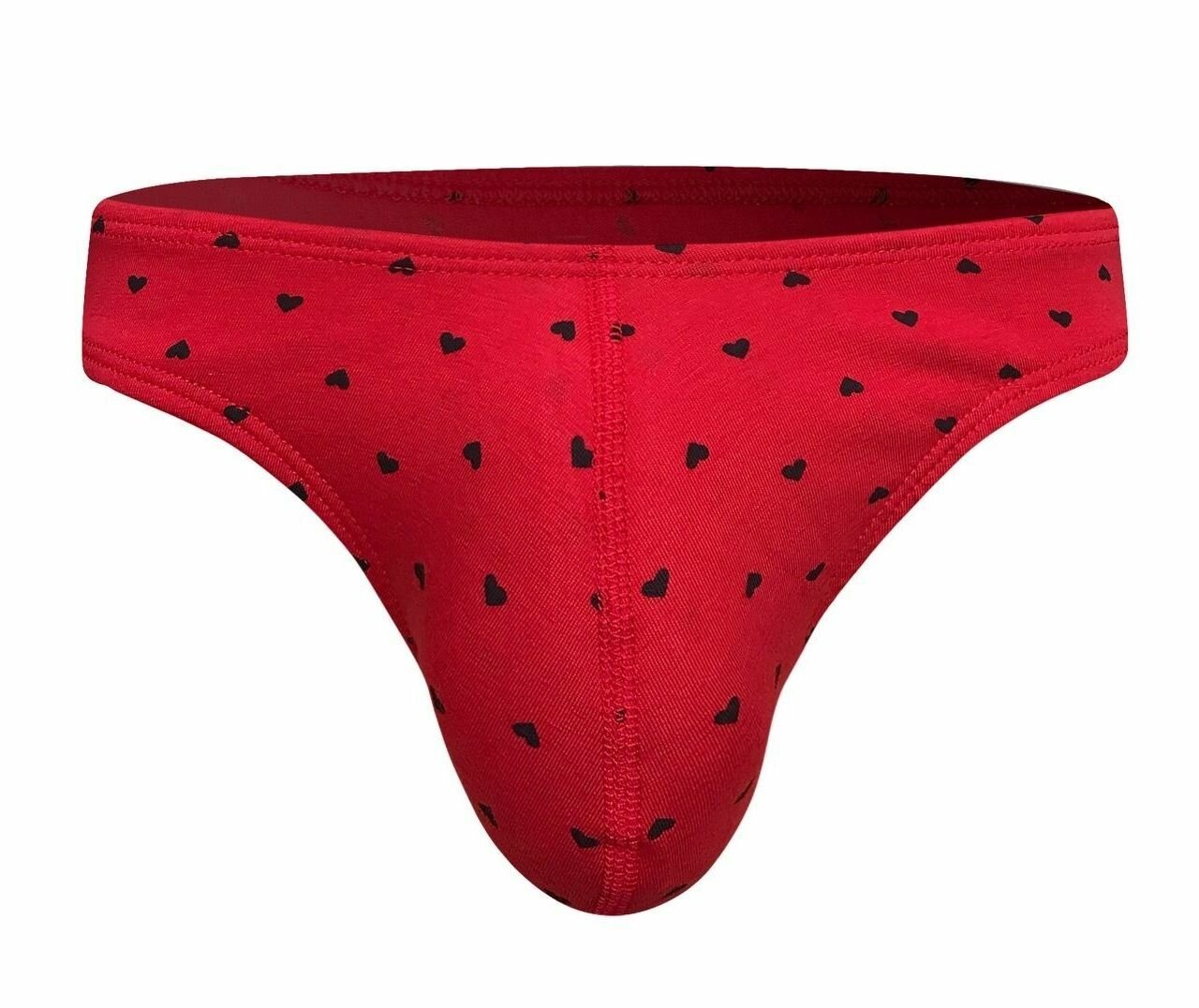 Трусы Серия Красные трусы-слипы с принтом в виде сердечек