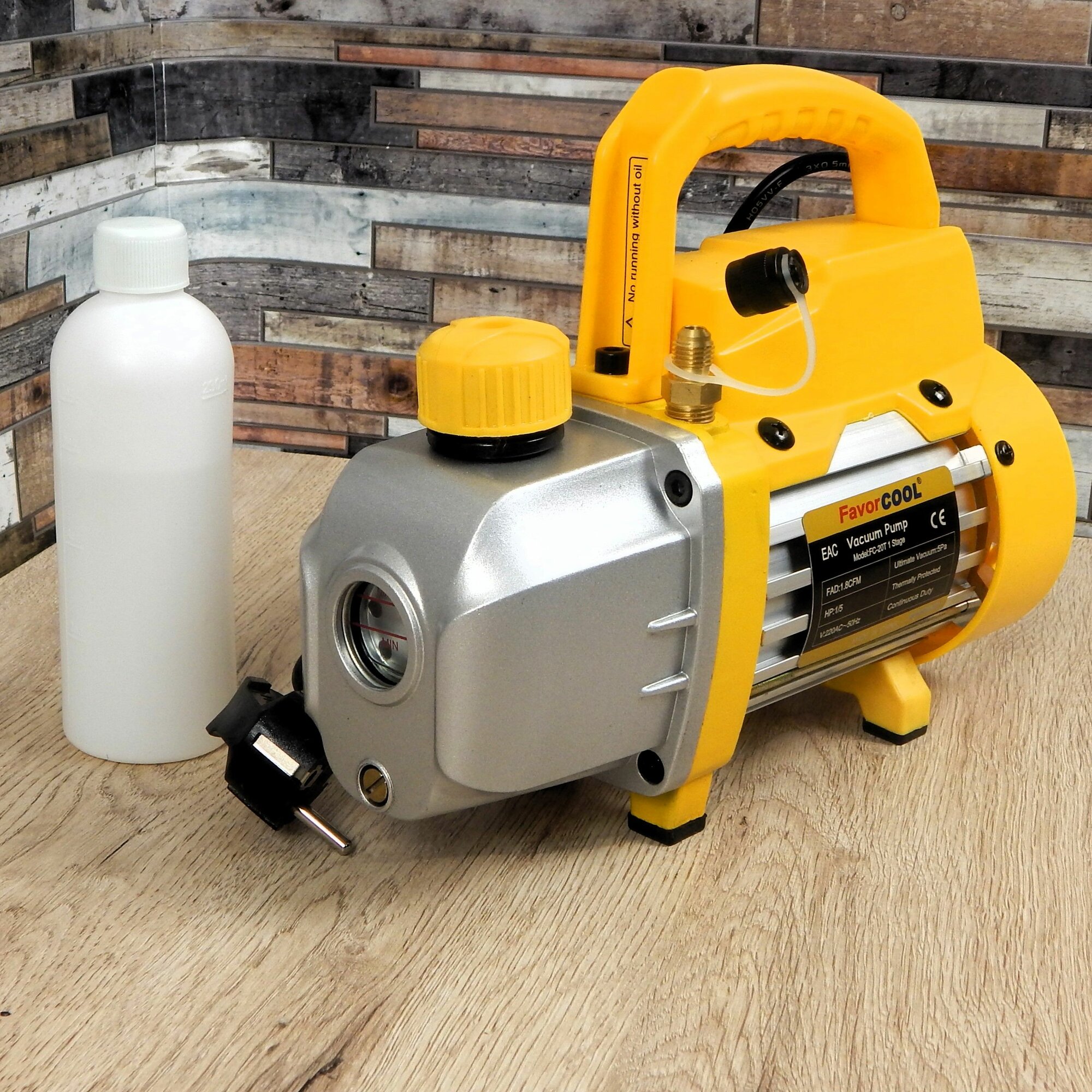 Одноступенчатый вакуумный насос MINI FC-20T, 50 л/мин.