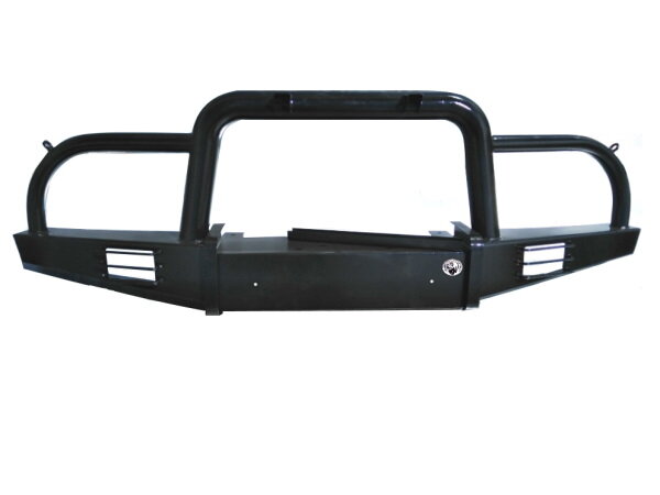 Силовой передний бампер Медведь с малым кенгурином на УАЗ 452, 3303, 39094