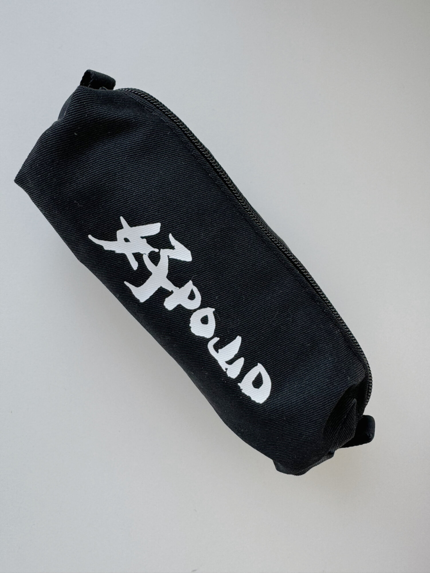 Пенал-косметичка для китаистов, Серый Мокко, мягкий, прямоугольный, 19х6х6 см